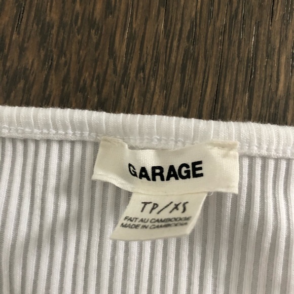 Garage | Tops | Garage Cropped White Tank Top | Poshmark